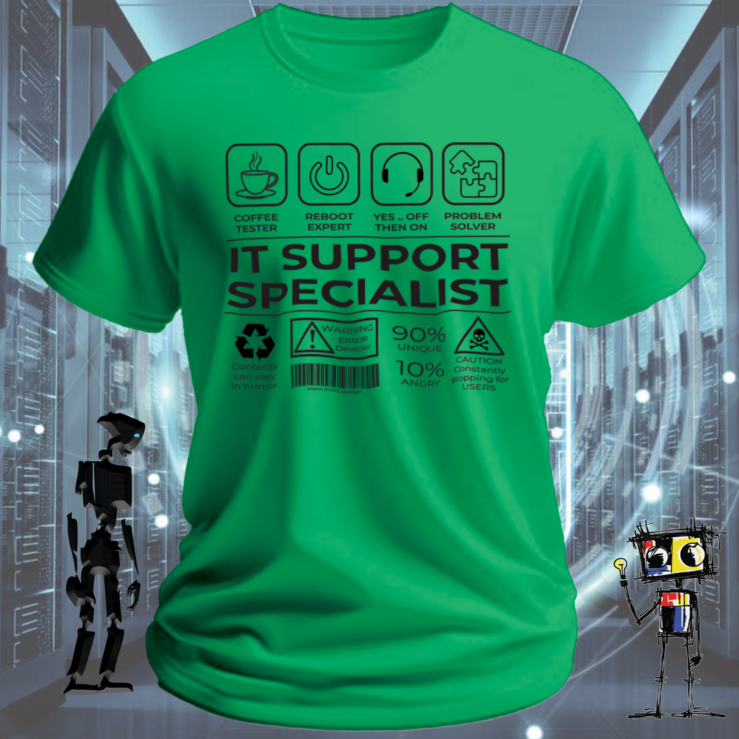 IT & Tech Graphic T-Shirts for IT Professionals | inkit.design – InkiT ...
